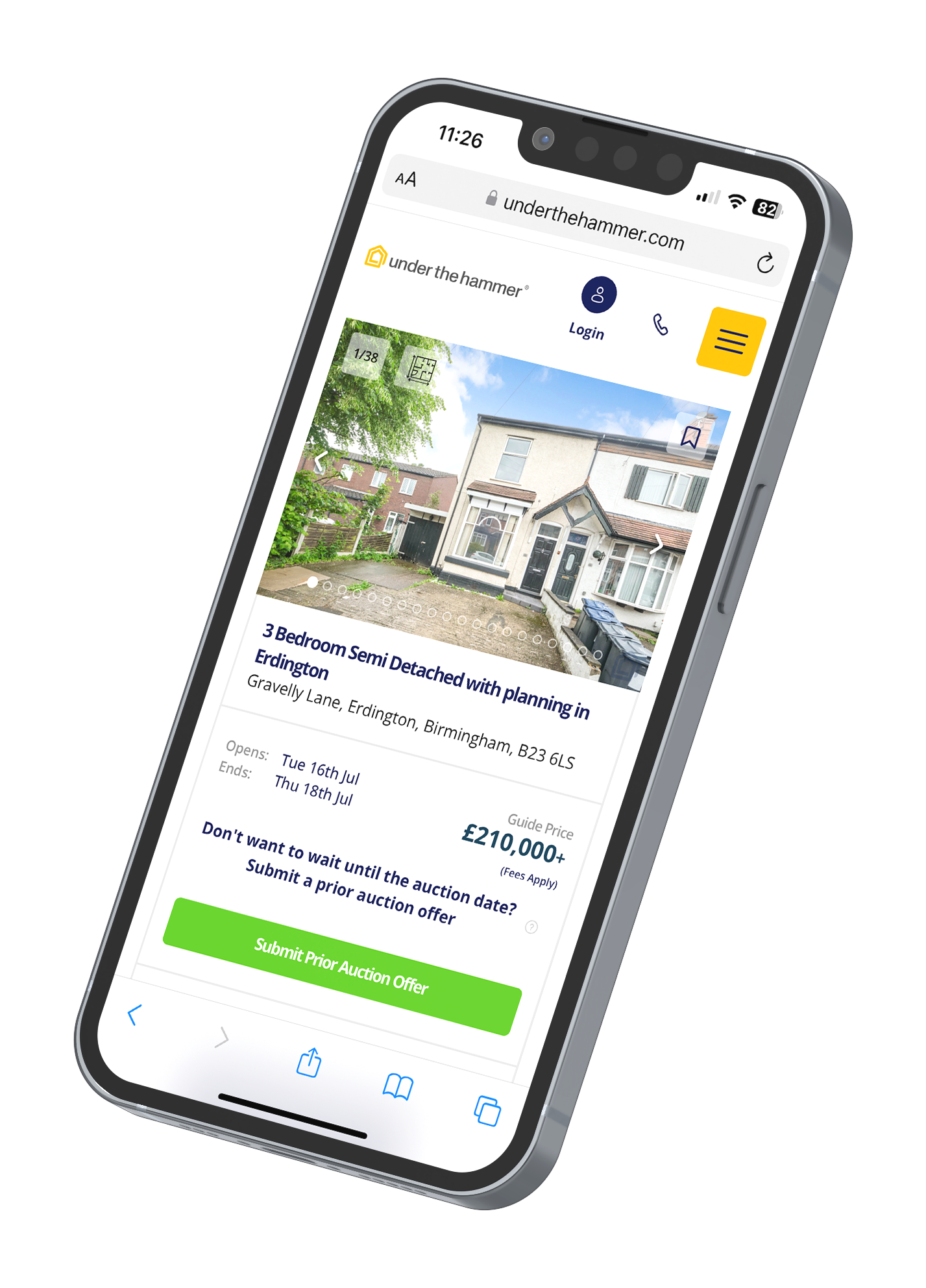 Under The Hammer - The UK's property auction website